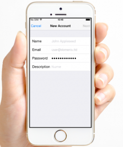 Configurare email iPhone 5S