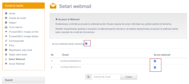 Noi funcționalități Webmail - Zooku Solutions